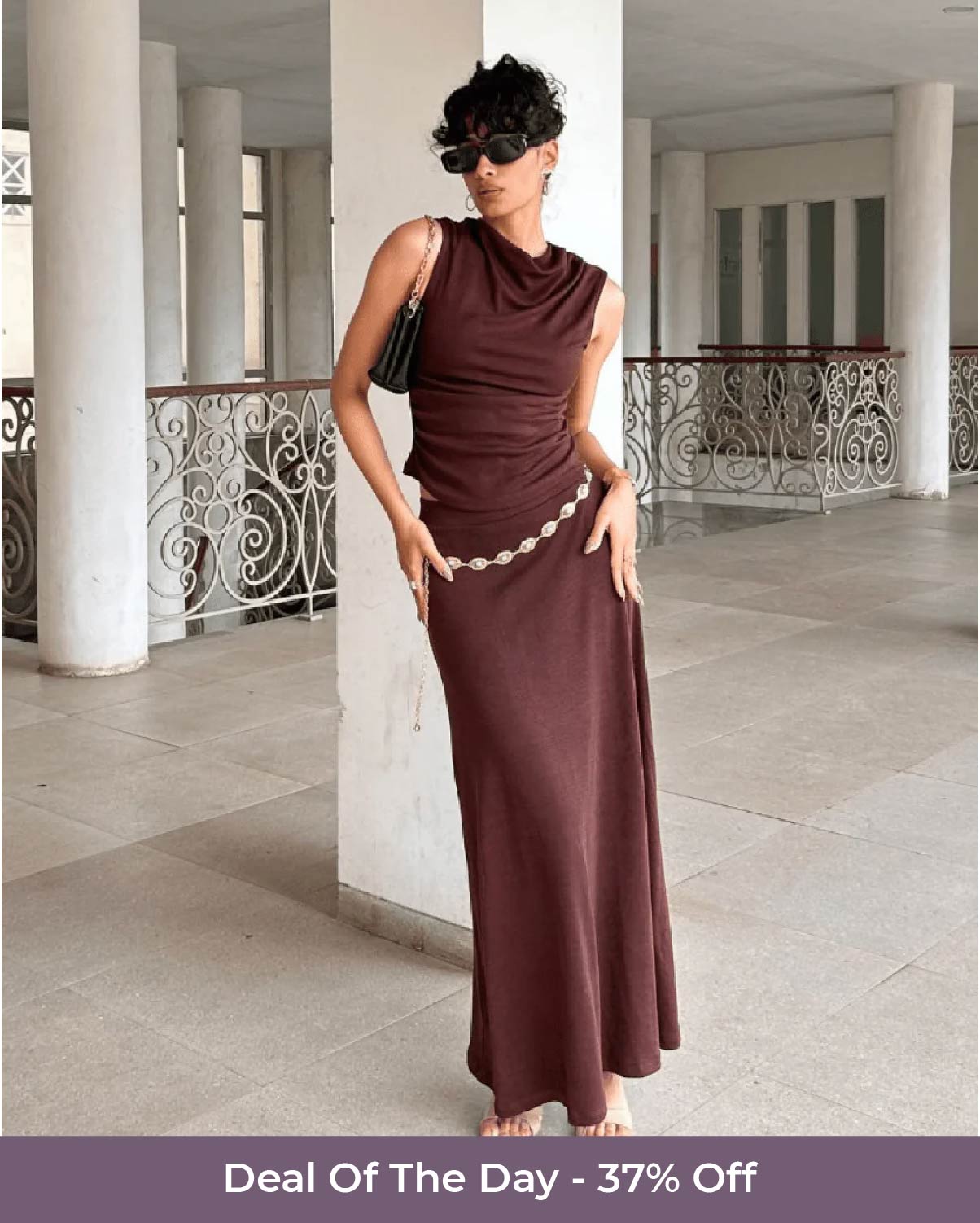 Earthy Brown Co-Ord Set – Oyela