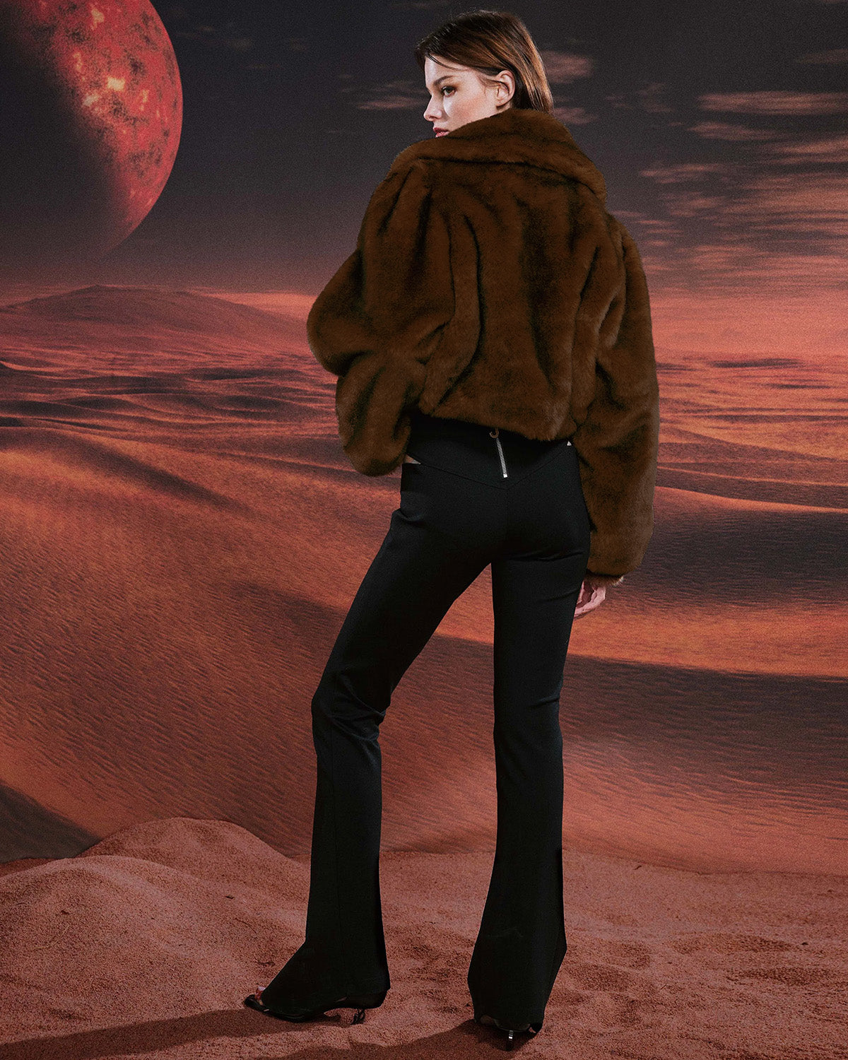 Brown Fur Jacket – Oyela