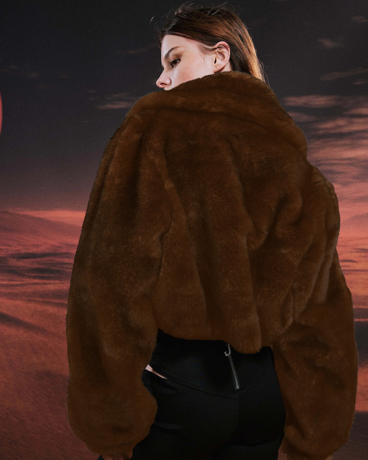 Brown Fur Jacket – Oyela